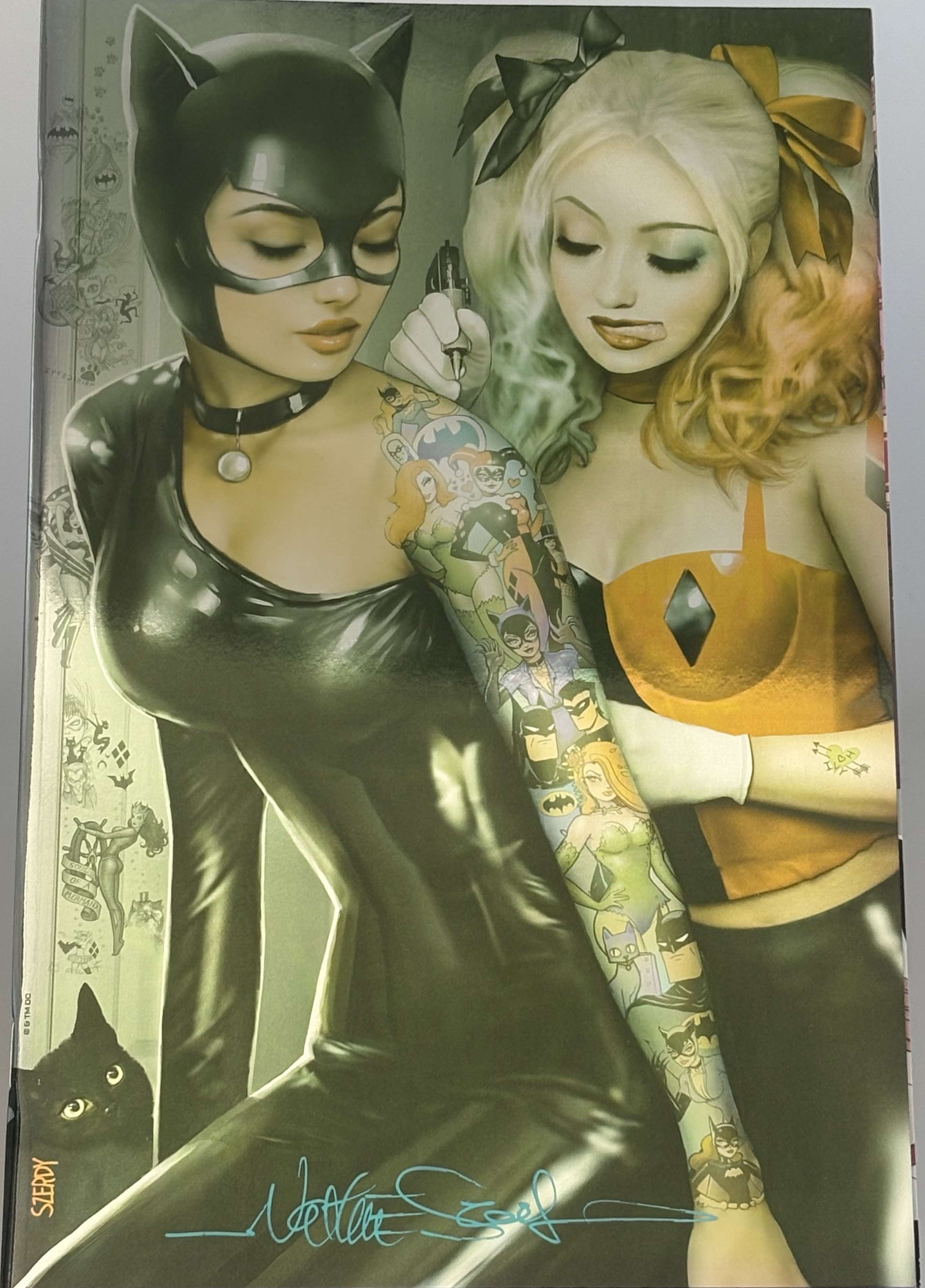 [SIGNED W/ COA] [FOIL] HARLEY QUINN #31 NATHAN SZERDY (616) EXCLUSIVE