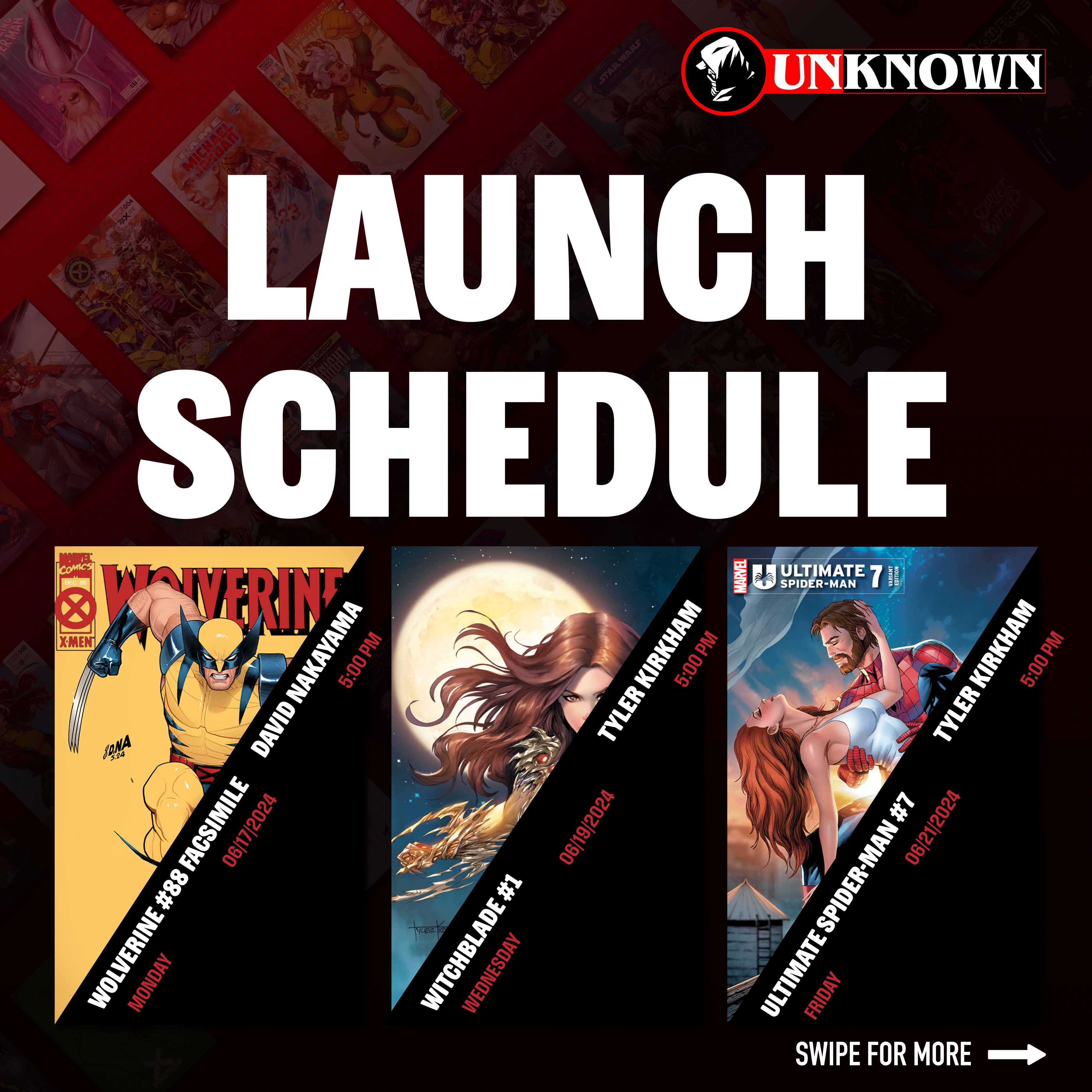 Preorders start 5 pm cst. Signed copies also available at UnknownSigs.