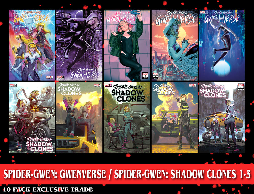 [10 PACK TRADE] SPIDER-GWEN: GWENVERSE / SPIDER-GWEN: SHADOW CLONES #1