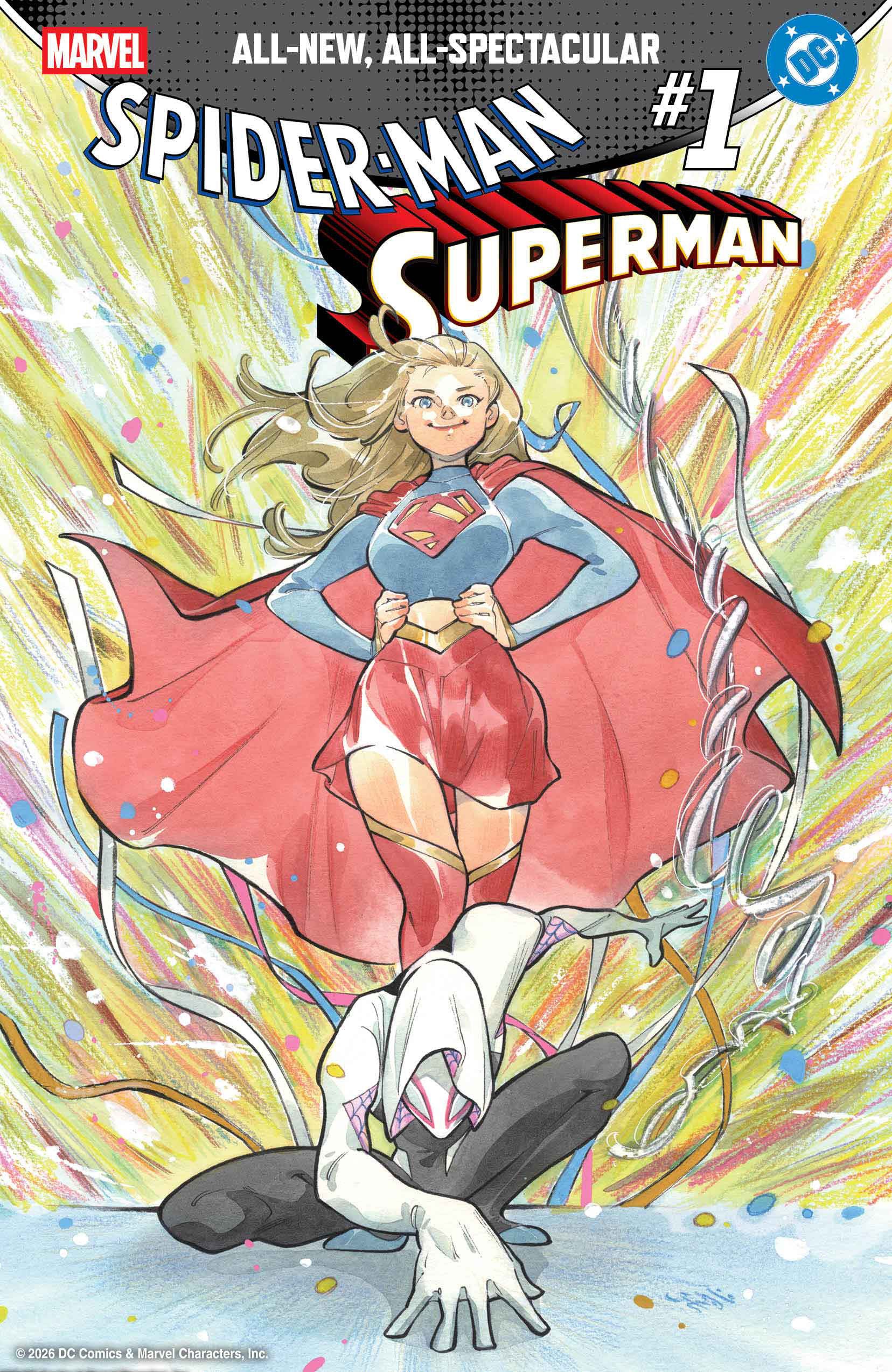MARVEL/DC: SPIDER-MAN/SUPERMAN #1 PEACH MOMOKO VARIANT (04/15/2026)