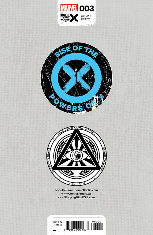 Rise Of The Powers Of X 3 Unknown Comics Ejikure Exclusive Connecting