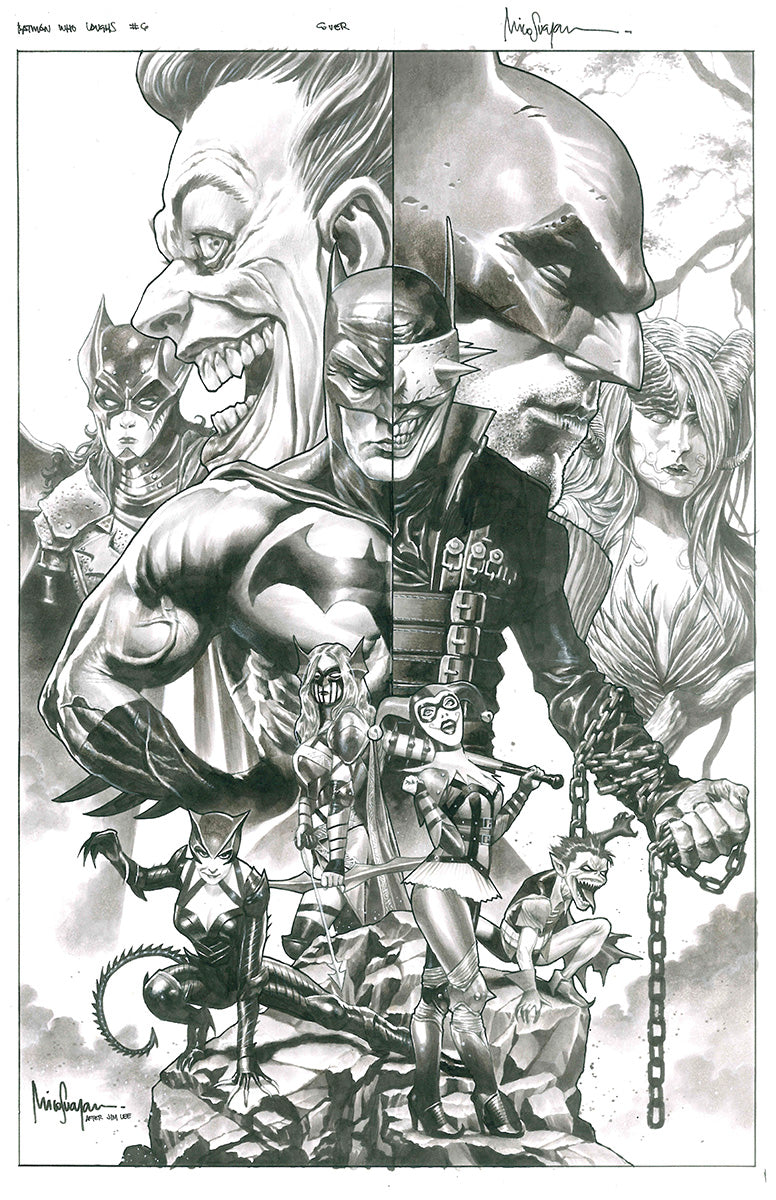 Batman Who Laughs #6 Mico Suayan [ORIGINAL ART]