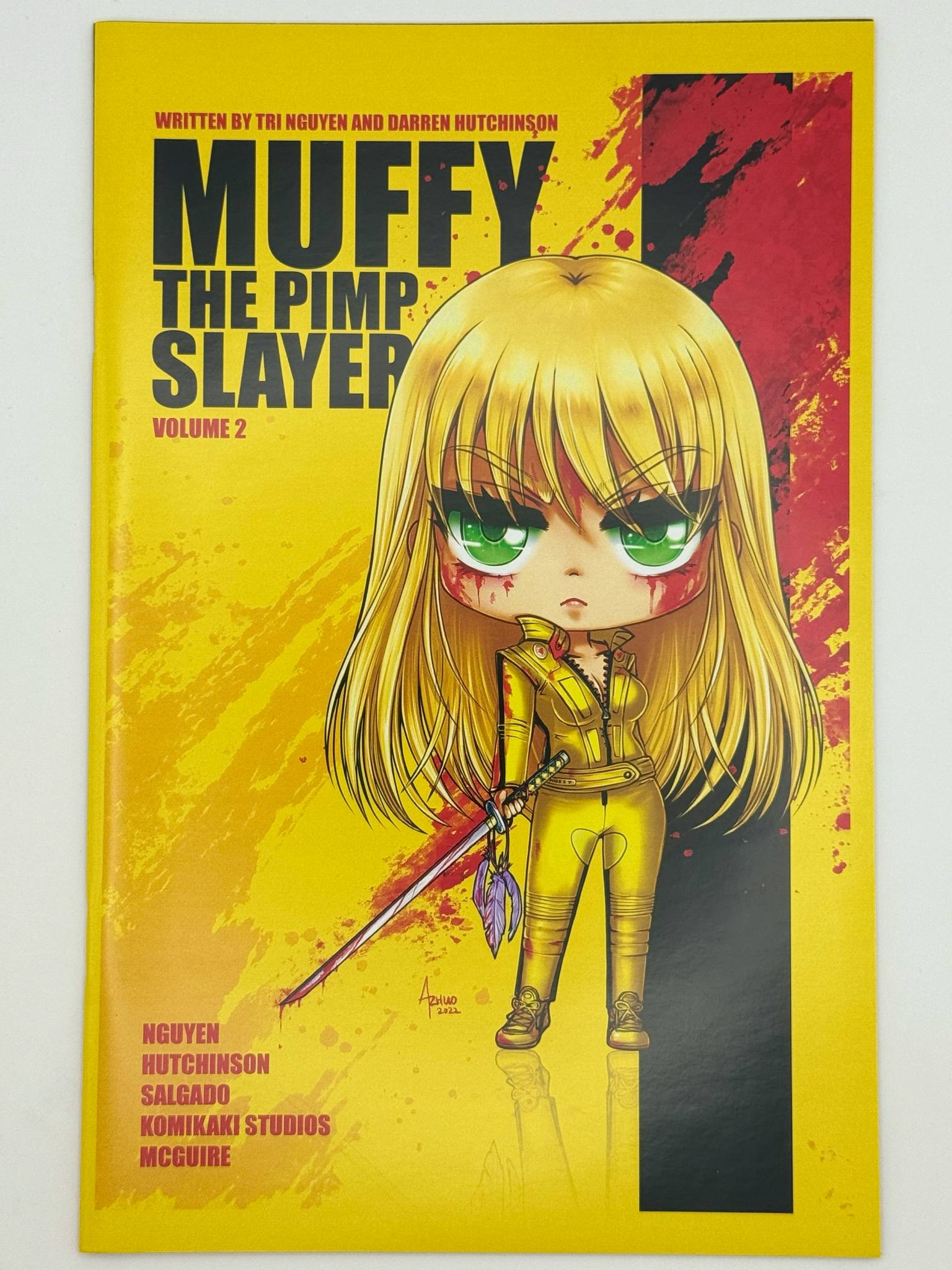 MUFFY THE PIMP SLAYER #2 ANNA ZHUO EXCLUSIVE KILL BILL BLOOD VAR [IN S