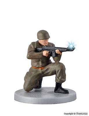 Viessmann 1531 HO Scale Animated Kneeling Soldier Firing Rifle